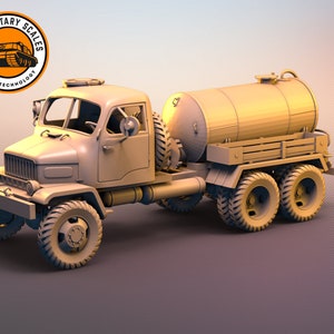 Praga V3S Water Tank Czechoslovakian Military Scales Post-war Vehicle ...