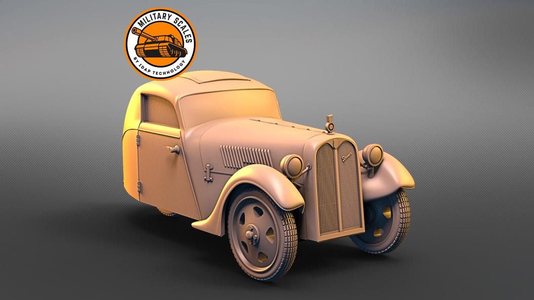 Framo Stromer German Military Scales Ww2 Vehicle Tricycle Car Modeling Hobby 1/30 1/35 1/48 1/56 ...