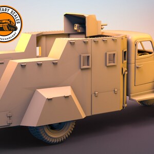 Dodge Tanaké French Military Scales Ww2 Vehicle Armored Truck Off-road ...