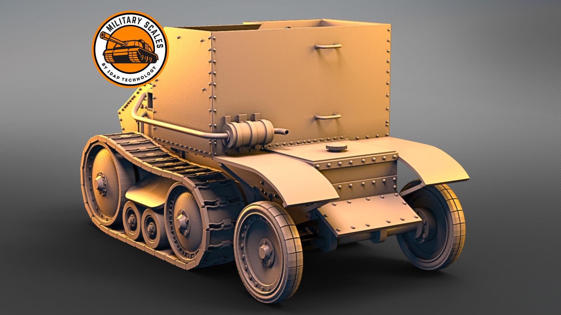 Morris Martel - British Military Scales Interwar Vehicle Tankette ...
