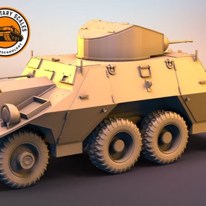 Steyr ADGZ Austrian Military Scales Ww2 Vehicle Armored Off-road Car ...