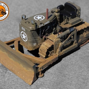 U.S. Army Bulldozer D7 - USA Military Scales Tracked Vehicle Ww2 ...