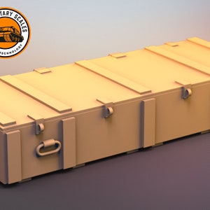 World War II Military Boxes Set Accesories Diorama Ammunition Box ...