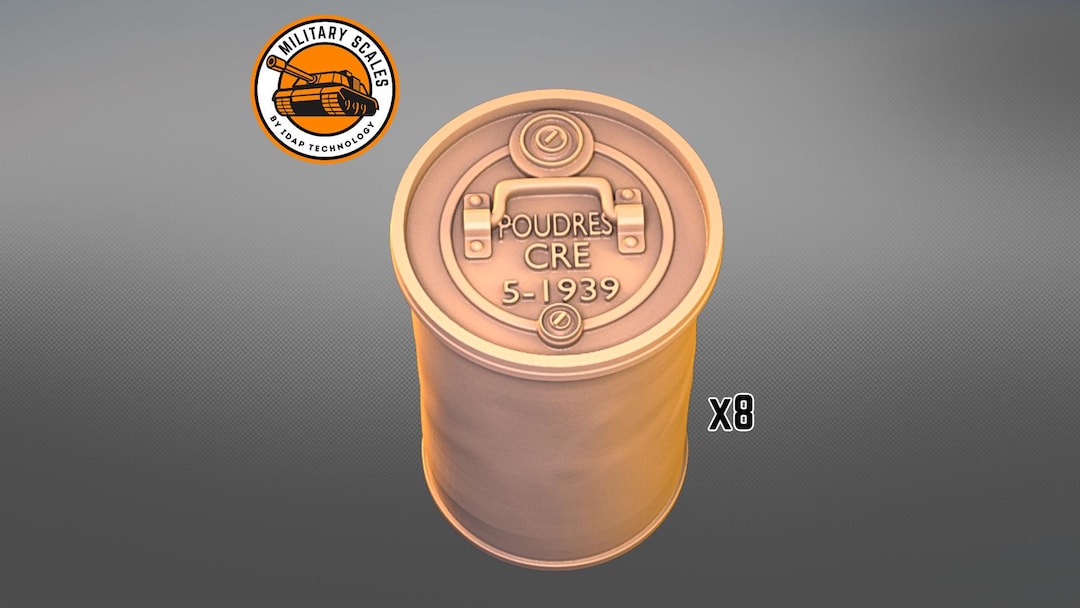 French Canisters - France Diesel Gasoline Water War Military Scales Ww2 ...