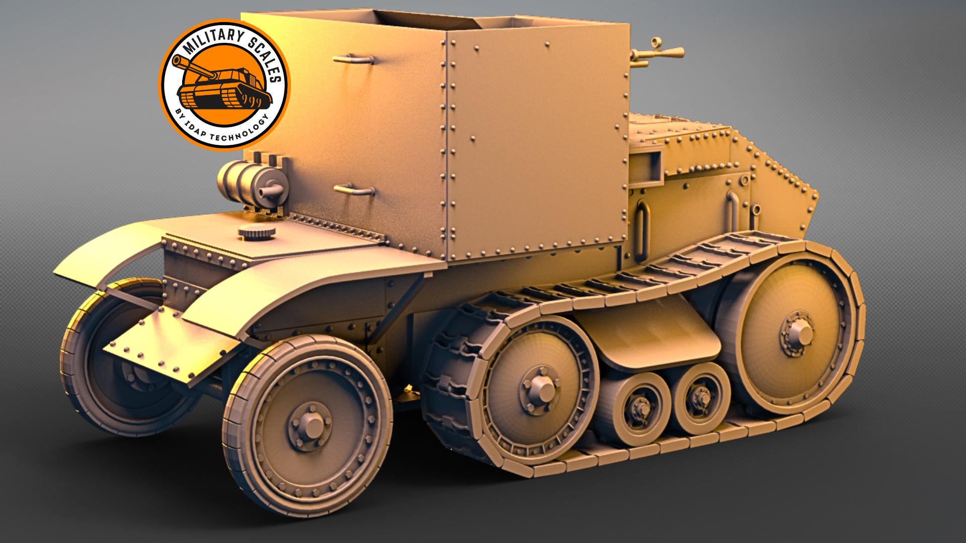 Morris Martel - British Military Scales Interwar Vehicle Tankette ...