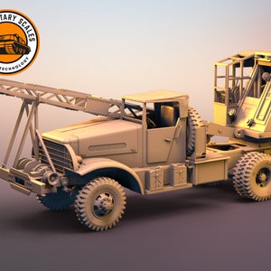 White 666 Quickway Crane American Military Scales Ww2 Vehicle Heavy ...