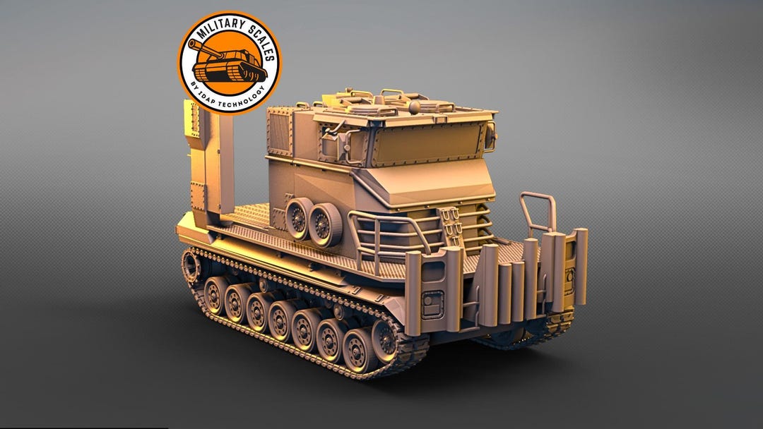 Hippo BARV - British WW2 Beach Armored Recovery Vehicle 3D Printed ...