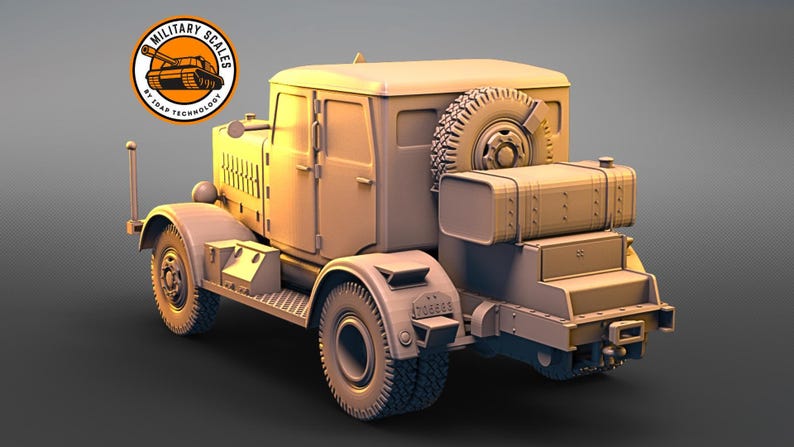 Hanomag SS100 - German Military Scales Ww2 Vehicle Heavy Tractor Towing ...