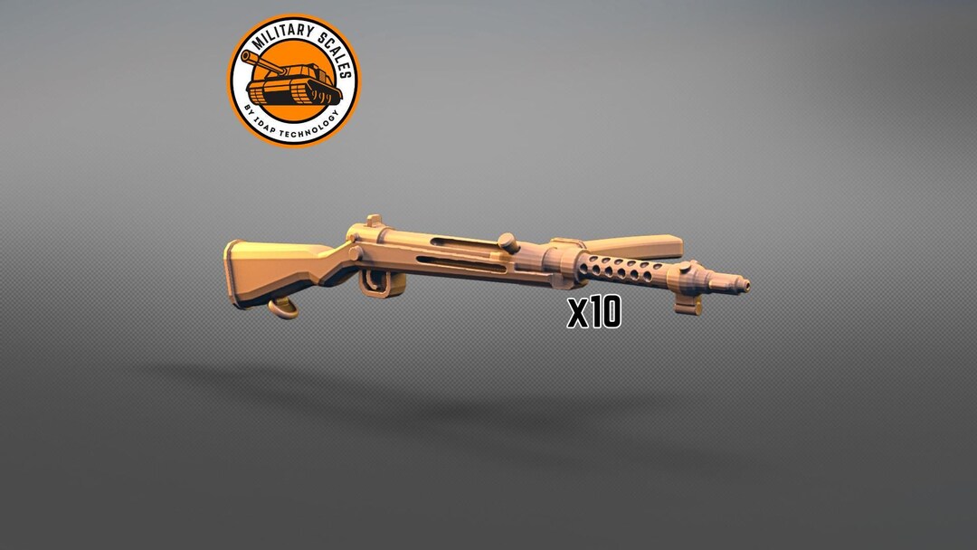 Submachine Gun Type 100 - Japanese WW2 Weapon Diorama Accessories 3D ...
