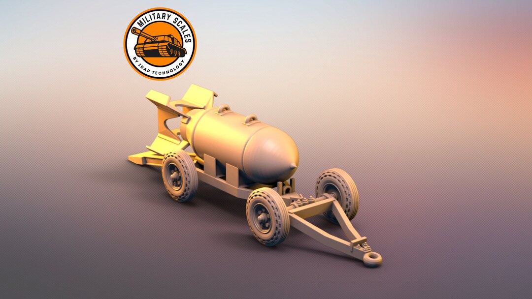 Mark II USN Bomb Cart AN-M65 Bomb American U.S. Military Scales Ww2 ...