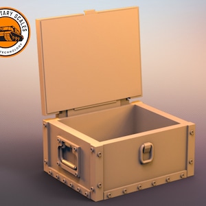 World War II Military Boxes Set Accesories Diorama Ammunition Box ...