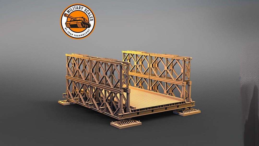 Bailey Bridge - British Military Scales Ww2 Accessories Bridge Folding ...