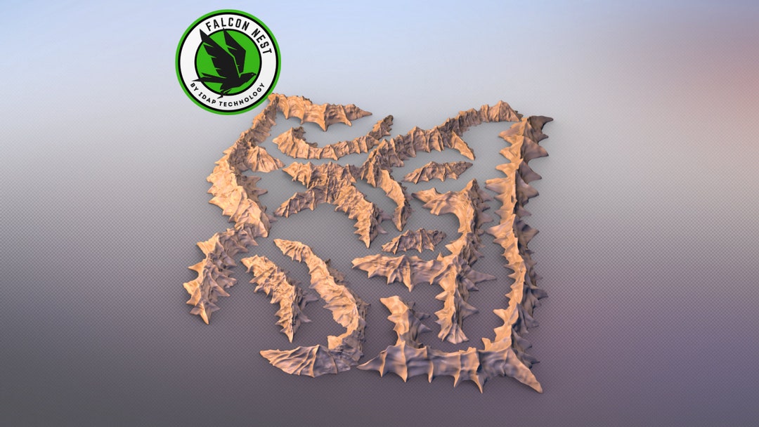 Mountains for War of the Ring (normal Map, Resin Casting) - Custom ...