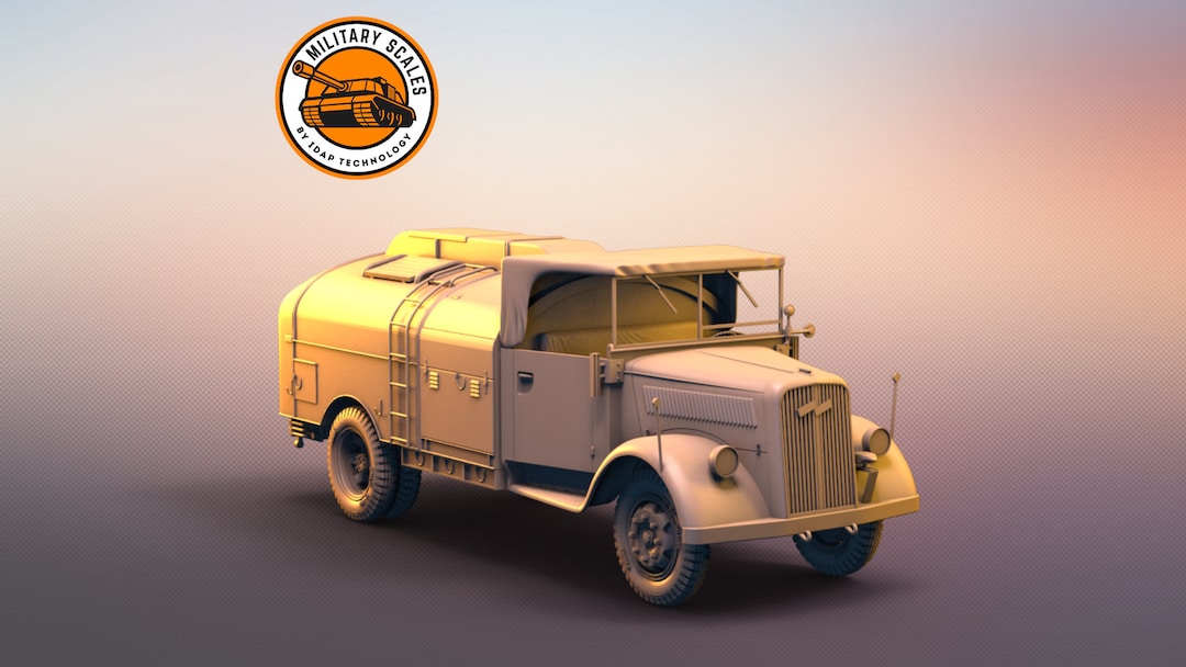 Opel Blitz 4x2 Tanker German Military Scales Ww2 Vehicle Wehrmacht ...