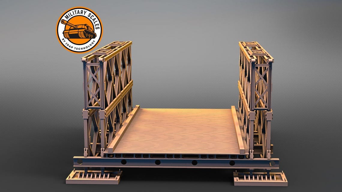 Bailey Bridge - British Military Scales Ww2 Accessories Bridge Folding ...