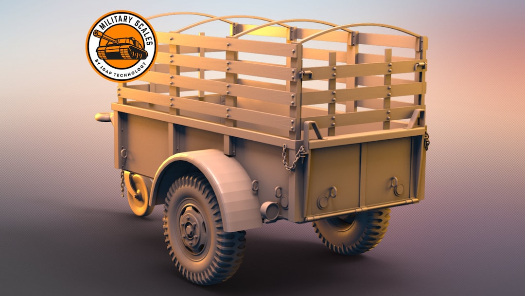 Ben Hur 1 Ton Trailer USA Military Scales Ww2 Vehicle - Etsy