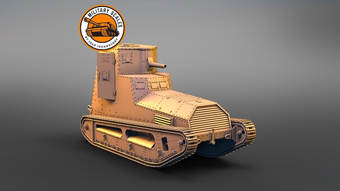 LK-2 Kanone With Permanent Turret - German WW1 Artillery Vehicle 3D ...