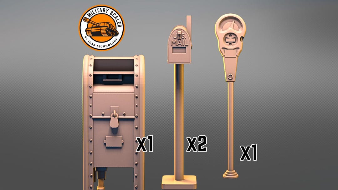 US Street Kit #3 - War Military Scales Ww2 Accessories Lamp Hydrant ...