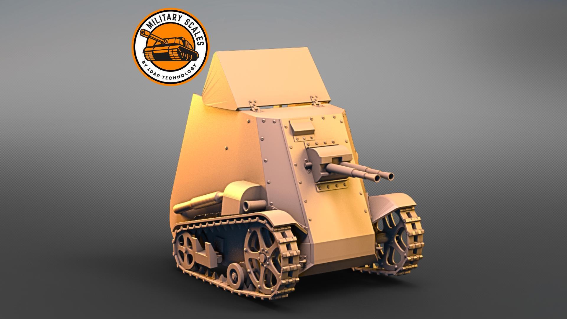 Ansaldo Mias - Italian Military Scales Interwar Tracked Fighting ...