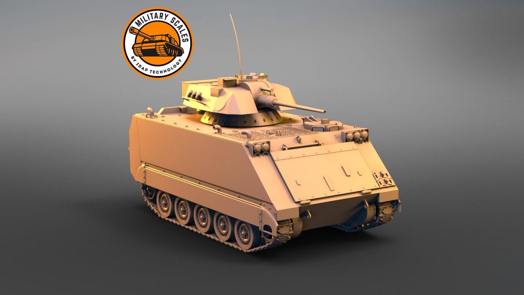 M113 Wildcat - Armored Personnel Carrier With Turret 3D Printed Scale ...