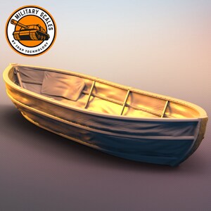 Goatley Boat British Military Scales Ww2 Collapsible Wooden Boat ...
