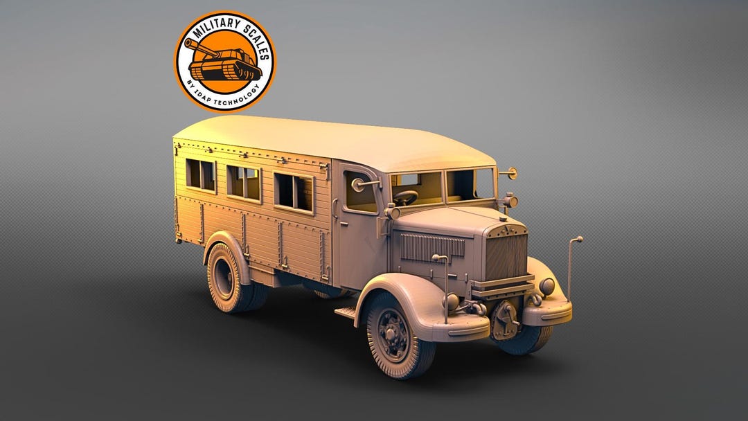 Lancia 3ro Bus - Italian Military Scales Ww2 Interwar Transport Vehicle ...