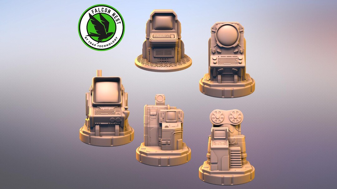 Deck Computers for nemesis Deck Computers Sci-fi Components Resin ...