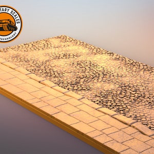 Sidewalk War Military Scales Footpath Gravel Stone Road Accessories ...