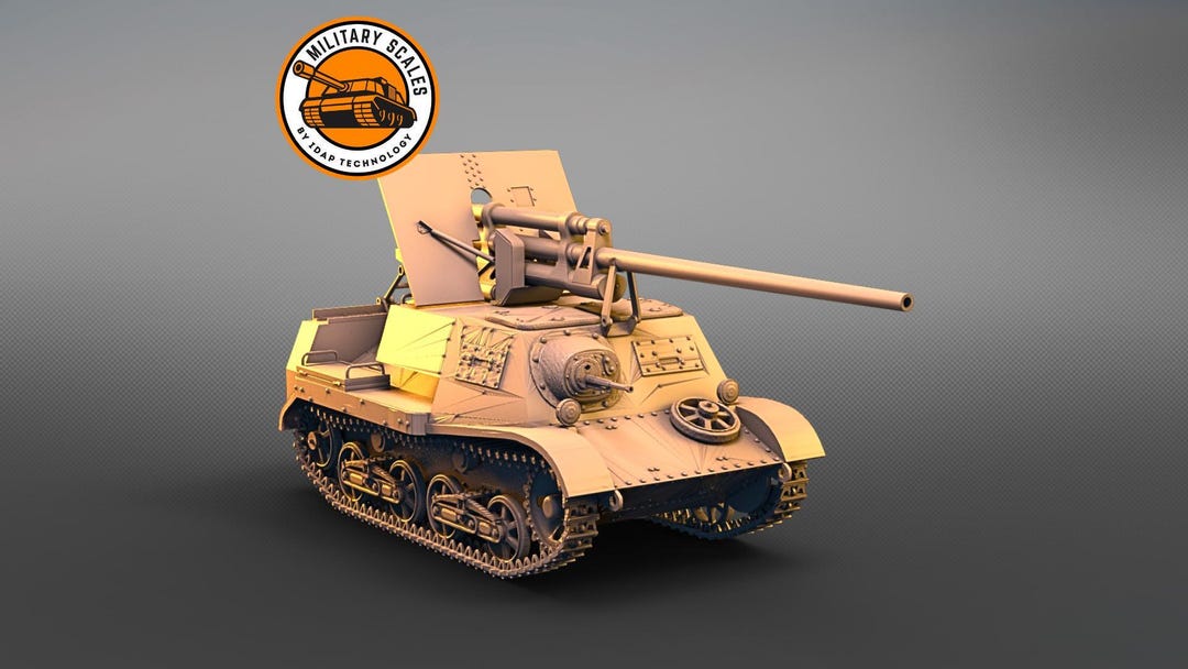 ZIS-30 - Soviet Military Scales Ww2 Tank Tracked Vehicle Anti-tank ...