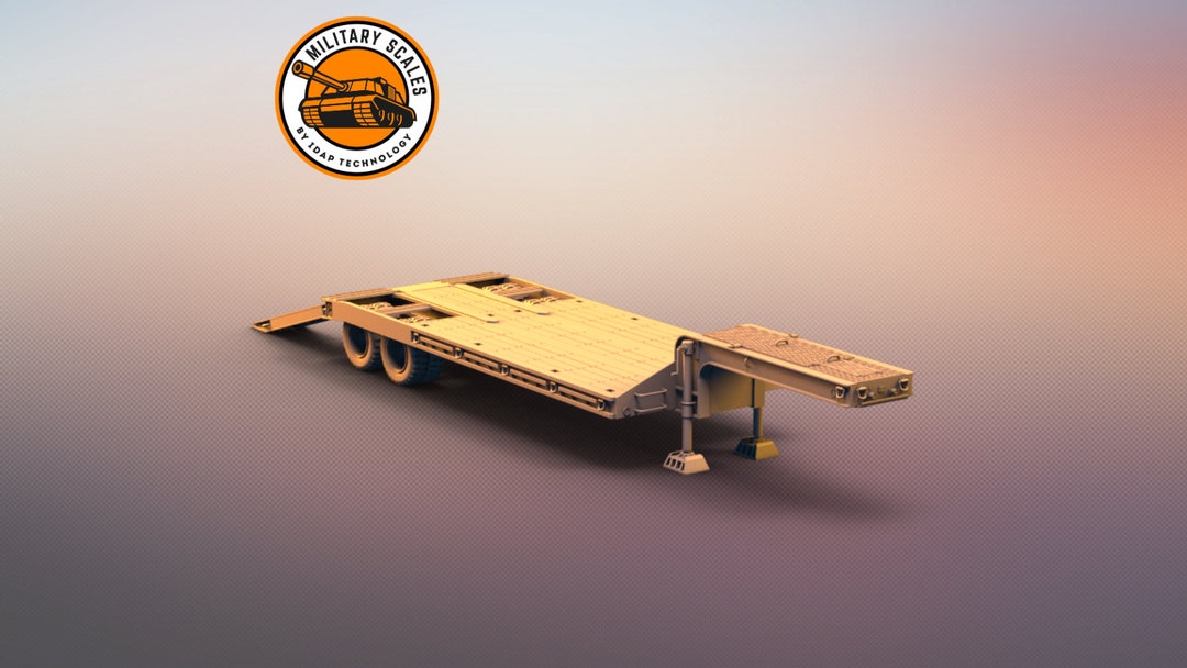 TM-9 Trailer Allied Military Scales Ww2 Transport Heavy Trailer ...