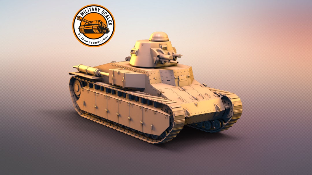 Renault D1 French Military Scales Ww2 Infantry Tracked Vehicle Light ...