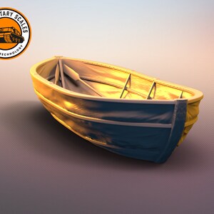 Goatley Boat British Military Scales Ww2 Collapsible Wooden Boat ...