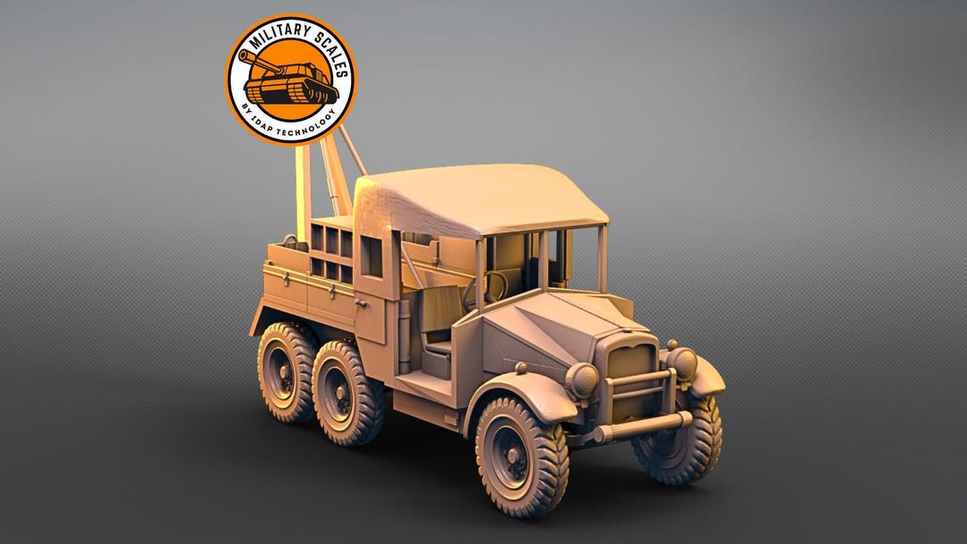 Morris Commercial CDSW 6x4 Wrecker - British Military Scales Ww2 ...