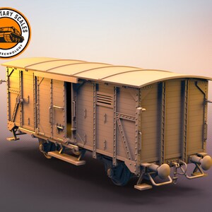 G10 Waggon German Military Scales Ww1 Interwar Wagon Railway Modeling ...