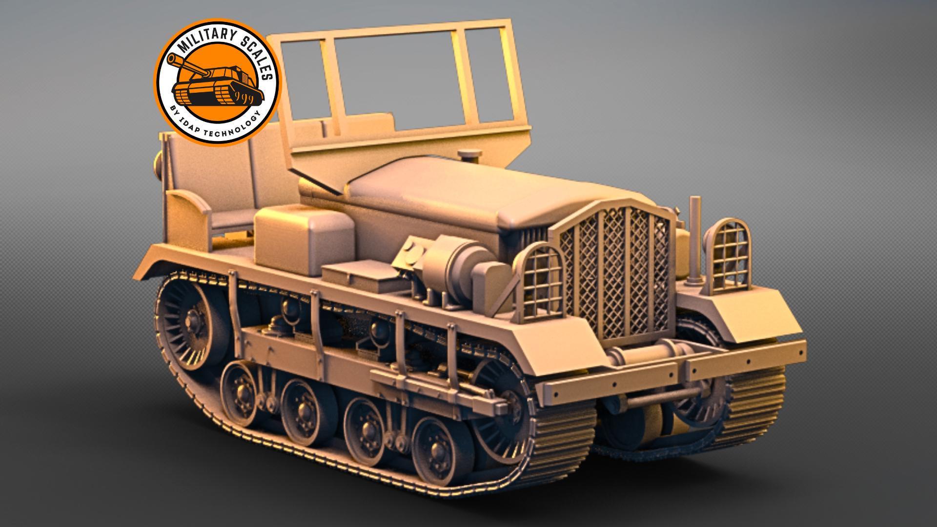 M2 High Speed Tractor - M2 Cletrac US Army American Military Scales Ww2 ...