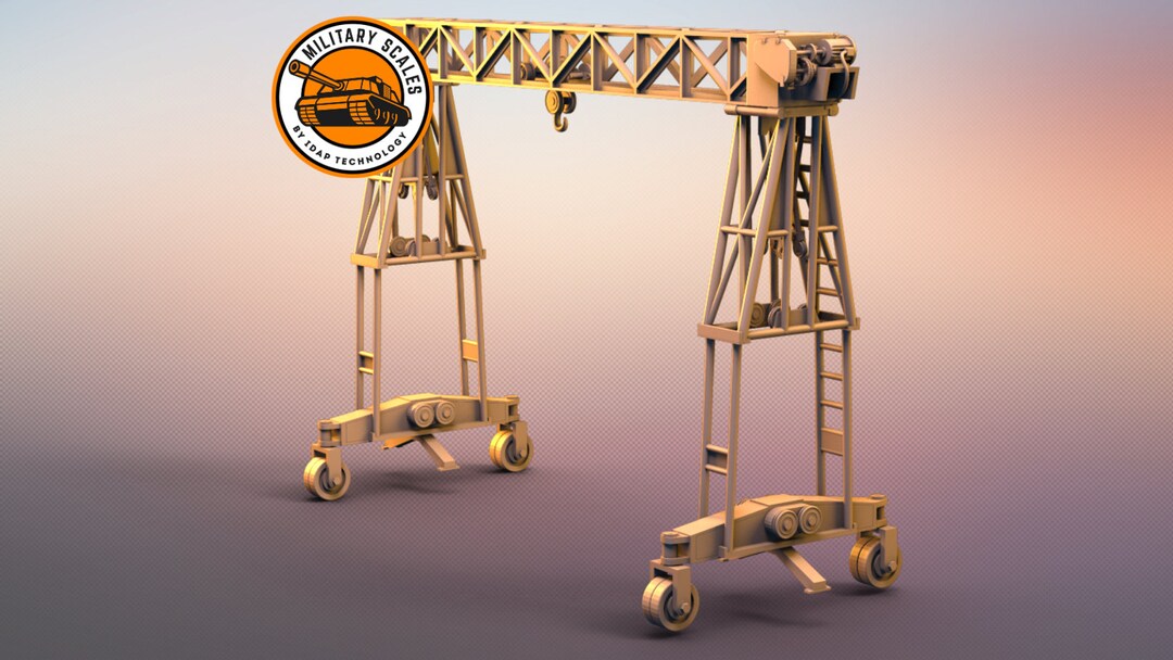 FRIES KRAN 16t Strabokran D.RP. German Military Scales Ww2 Technical ...