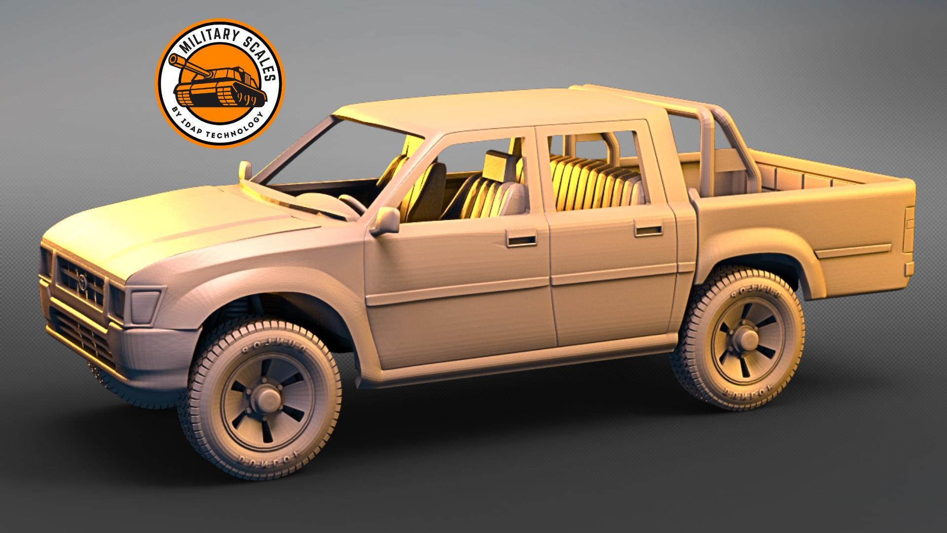 Toyota Hilux Pickup - Japanese Military Scales Civilian Vehicle Off ...