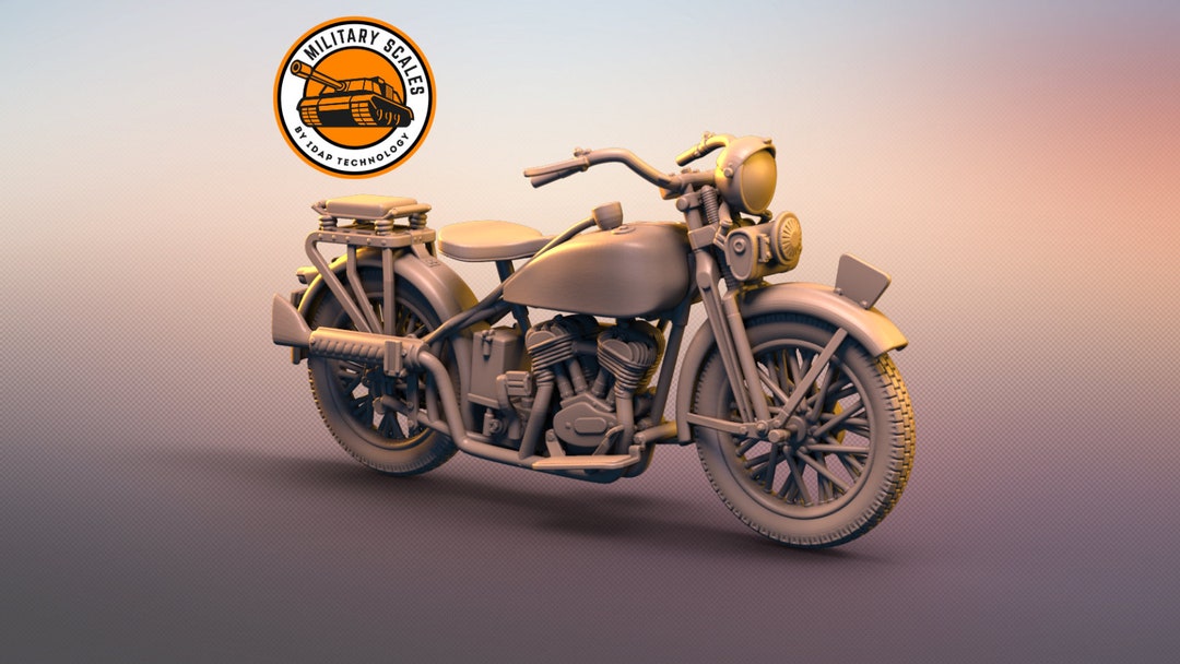 Rikuo Type 93 Japanese Military Scales Ww2 Vehicle Fast Motorcycle ...