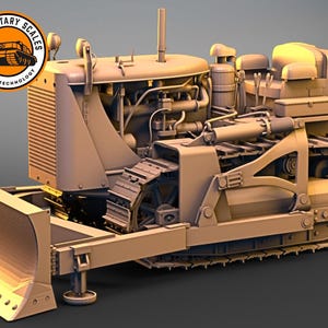 U.S. Army Bulldozer D7 - USA Military Scales Tracked Vehicle Ww2 ...