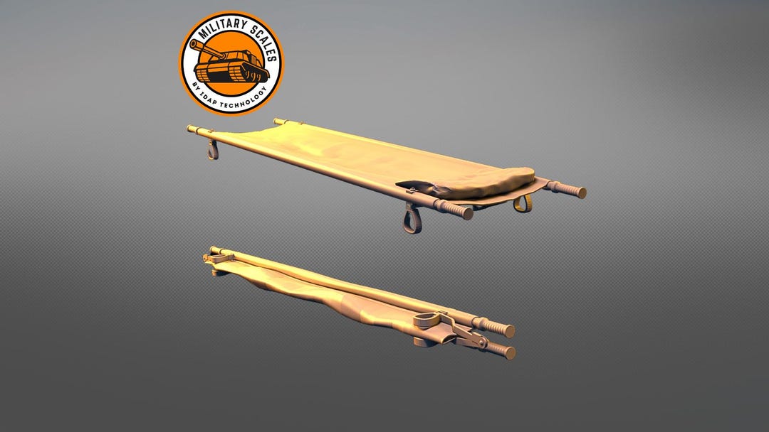 Stretcher - War Military Scales Ww1 Ww2 Apparatus Litter Pram Medical ...