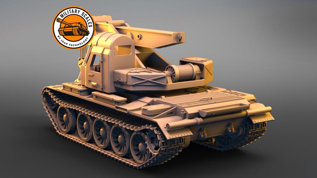 Russian Crane SPK-12G Modern Soviet Engineering Vehicle 3D Printed ...