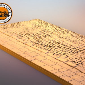 Sidewalk War Military Scales Footpath Gravel Stone Road Accessories ...