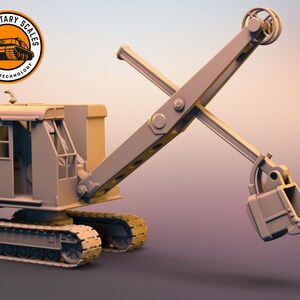 Ruston Bucyrus British Military Scales Ww2 Tracked Excavator Vehicle ...