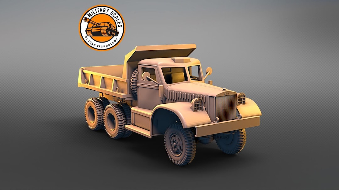 Diamond T 972 - American WW2 Heavy Wrecker Truck 3D Printed Scale Model ...
