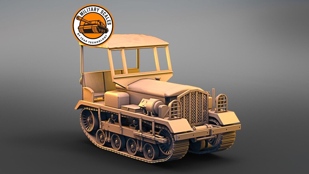 M2 High Speed Tractor - M2 Cletrac US Army American Military Scales Ww2 Vehicle Tracked Modeling ...