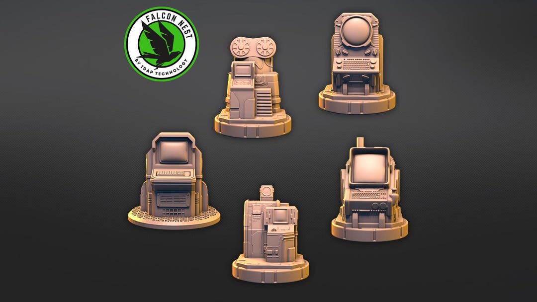 Deck Computers for "nemesis" - Deck Computers Sci-fi Components Resin ...