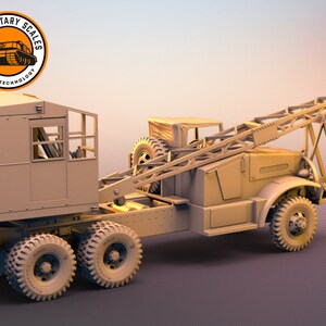 White 666 Quickway Crane American Military Scales Ww2 Vehicle Heavy ...