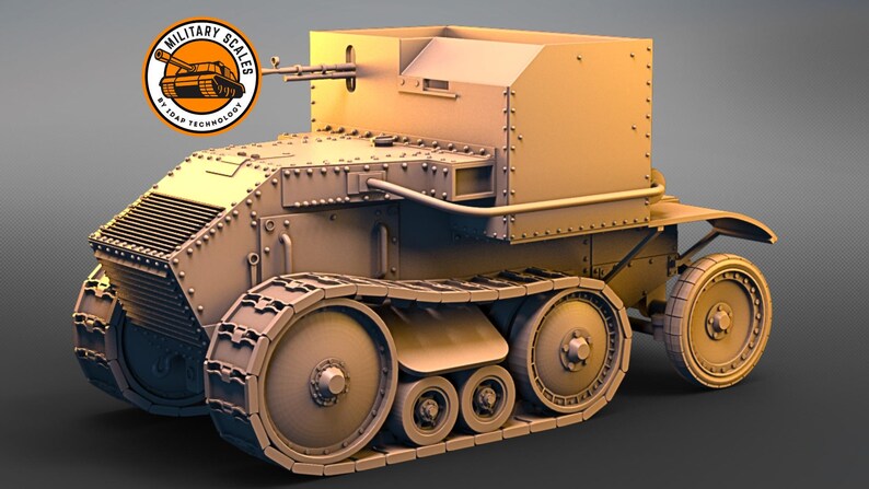 Morris Martel - British Military Scales Interwar Vehicle Tankette ...
