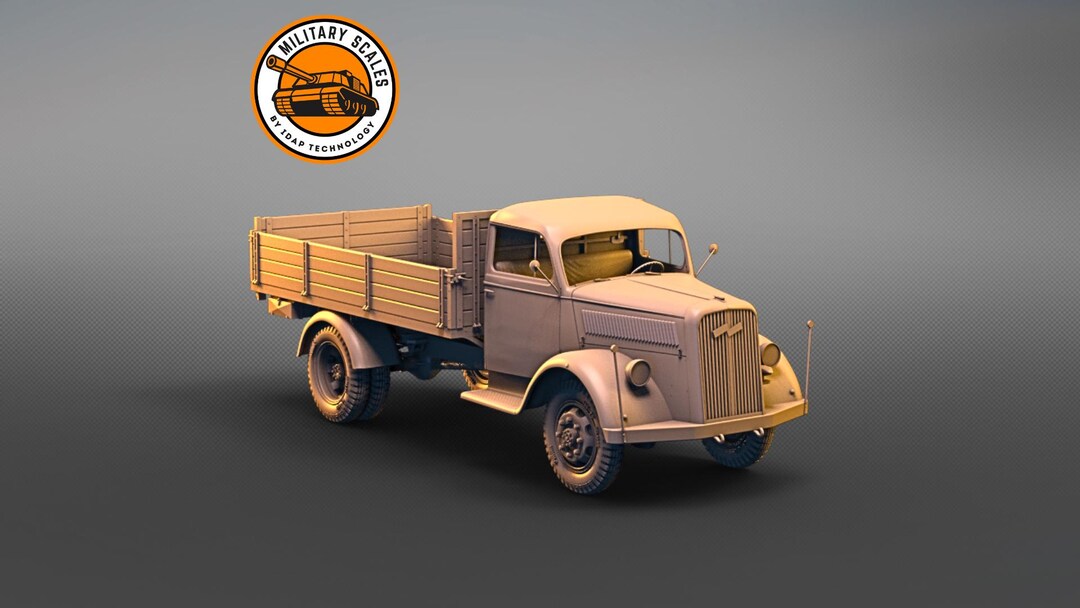 Opel Blitz 4x4 German Military Scales Ww2 Vehicle Off-road Wehrmacht ...