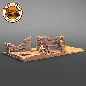 Diorama - Military and Historical Diorama Accessories 3D Printed Scale ...